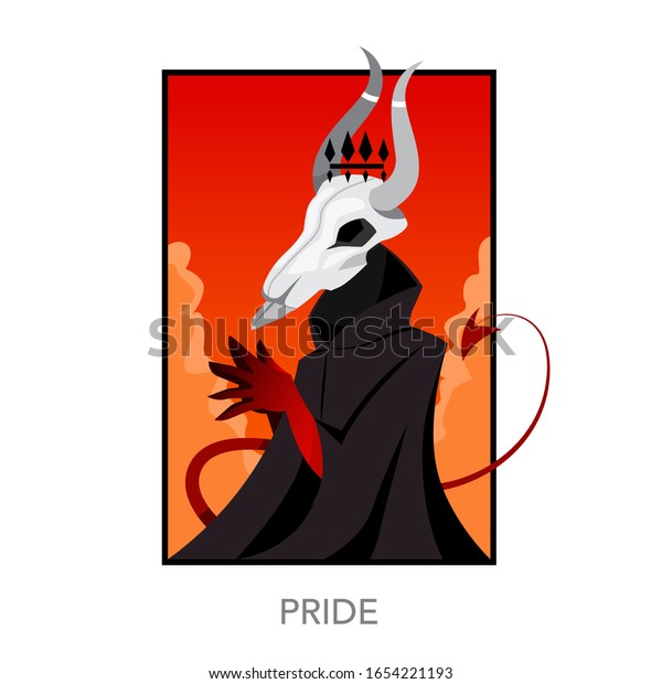 Seven Deadly Sins Concept Christian Bible Stock Vector (Royalty Free ...
