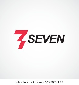 Seven Logo Concept Design Template Stock Vector (Royalty Free) 1627027168