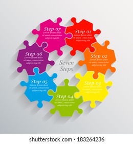 2,420 7 puzzle pieces Images, Stock Photos & Vectors | Shutterstock