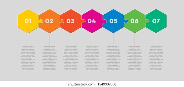 489 7 part diagram hexagon Images, Stock Photos & Vectors | Shutterstock
