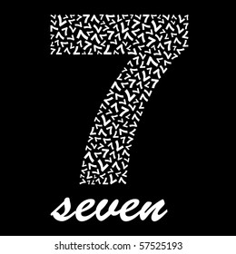 Seven Vector Illustration Stock Vector (Royalty Free) 57525193 ...