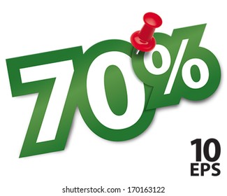 19,018 70 percent symbol Images, Stock Photos & Vectors | Shutterstock