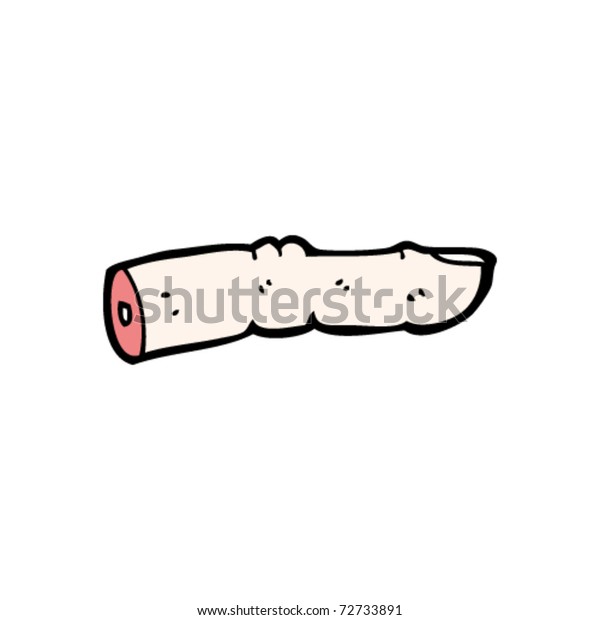 Severed Finger Cartoon Stock Vector (Royalty Free) 72733891