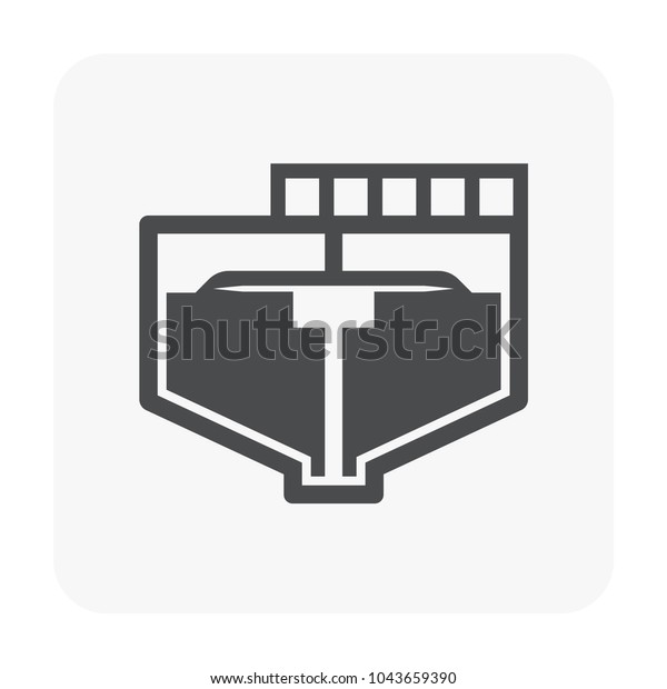 Sewage Clarifier Settling Tanks Icon Built 스톡 벡터(로열티 프리) 1043659390 ...