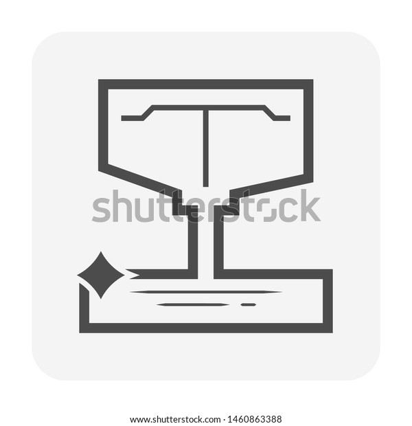 Sewage Clarifier Settling Tanks Icon Built Stock Vector (Royalty Free ...