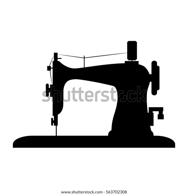 Sewing Machine Isolated Icon Stock Vector Royalty Free 563702308