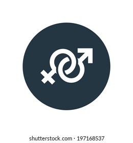 Sex Gender Icon Vector Stock Vector (Royalty Free) 197168537 | Shutterstock