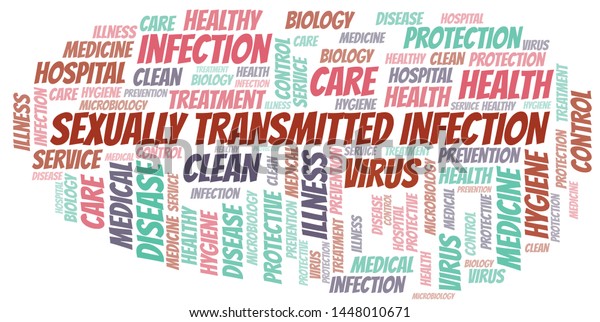 Sexually Transmitted Infection Word Cloud Vector 스톡 벡터(로열티 프리 ...