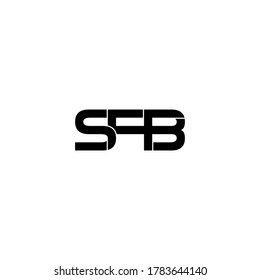 Sfb Letter Original Monogram Logo Design: เวกเตอร์สต็อก (ปลอดค่า ...