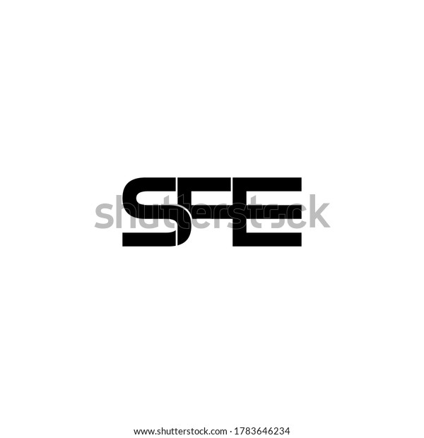 Sfe Letter Original Monogram Logo Design Stock Vector (Royalty Free ...