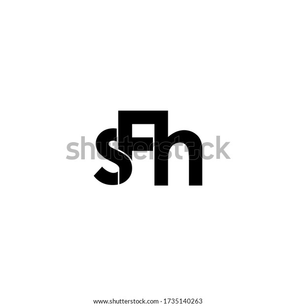 Sfh Letter Original Monogram Logo Design Stock Vector (Royalty Free ...