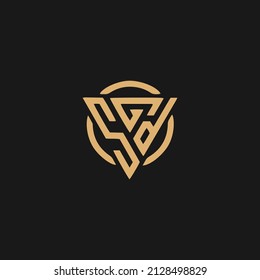 Sgd Letter Vector Sgd Initial Concept Stock Vector (Royalty Free ...