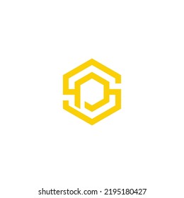 Sgz Initials Logo Icon Technology Illustration Stock Vector (Royalty ...