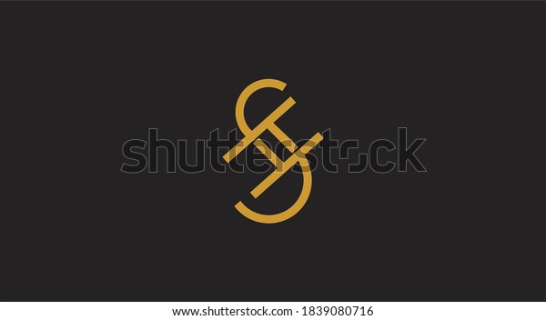 Sh Lettering Logo Sh Vector Symbol Stock Vector (Royalty Free ...