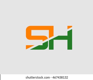 Sh Letters Logo Stock Vector (Royalty Free) 467438132 | Shutterstock