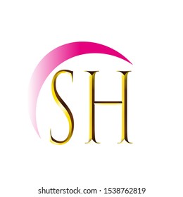 Sh Logo Vector Your Company Stock Vector (Royalty Free) 1538762819