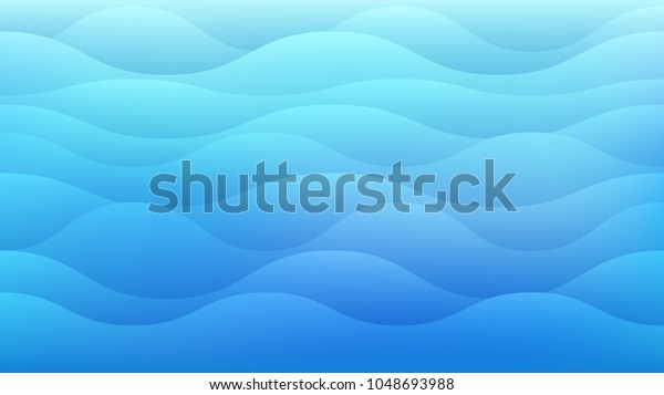Shade Blue Wavy Background Stock Vector (Royalty Free) 1048693988