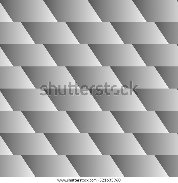 Shade Gray Color Luxury Parallelogram Seamless Stock Vector (Royalty ...
