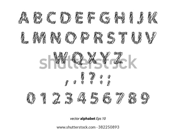 Shaded Alphabet Stock Vector (Royalty Free) 382250893 | Shutterstock