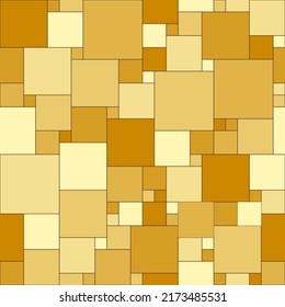 Shades Brown Square Shapes Vector Seamless Stock Vector (Royalty Free ...