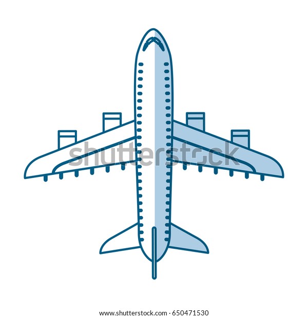 Shadow Airplane Cartoon Stock Vector (Royalty Free) 650471530 ...