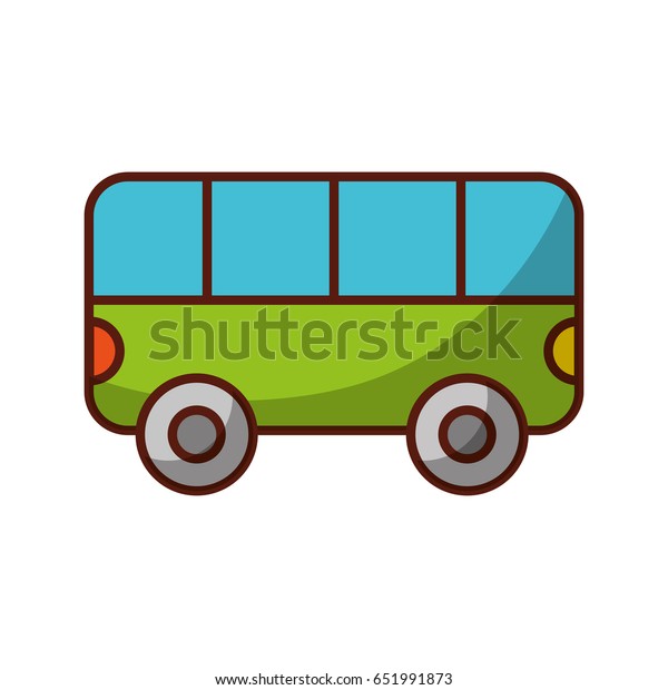 Shadow Bus Cartoon Stock Vector (Royalty Free) 651991873 | Shutterstock