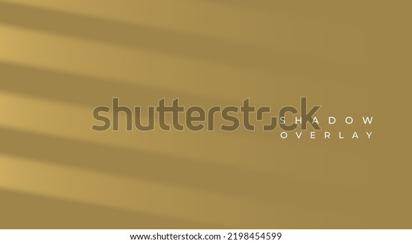 Shadow Overlay Effect Soft Light Reflection Stock Vector (Royalty Free ...