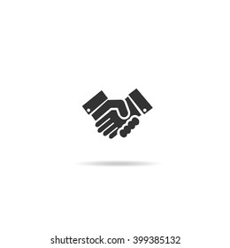 Shake Hand Icon Stock Vector (Royalty Free) 399385132 | Shutterstock