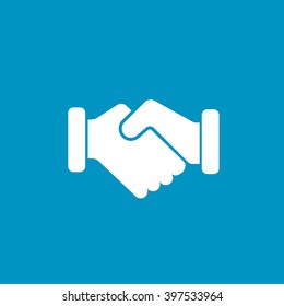 Shake Hands Icon Stock Vector (Royalty Free) 397533964 | Shutterstock