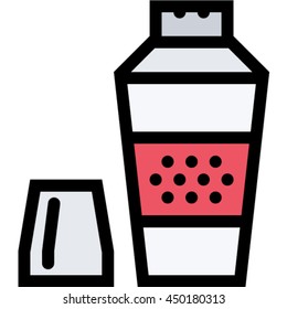 Shaker Outline Icon Stock Vector (Royalty Free) 450180313 | Shutterstock