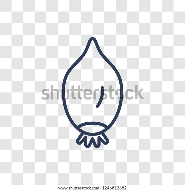 Shallots Icon Trendy Linear Shallots Logo Stock Vector (Royalty Free ...