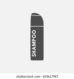 Shampoo Bottle Simple Icon Monochrome Illustration Stock Vector ...