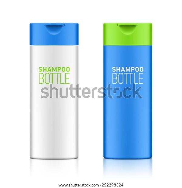 Shampoo Bottle Template Your Design Vector Stock Vector (Royalty Free ...