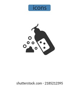 Shampoo Icons Symbol Vector Elements Infographic Stock Vector (Royalty ...