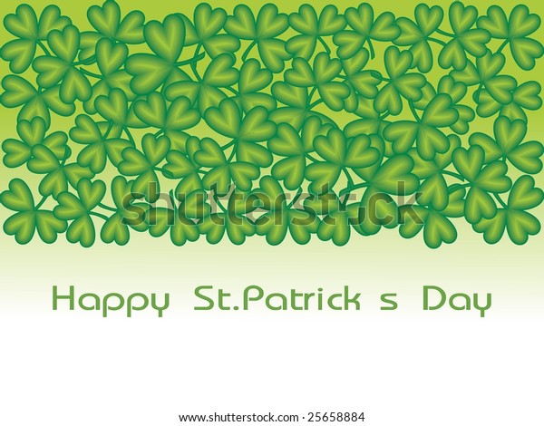 Shamrock Background Banner Stock Vector (Royalty Free) 25658884 ...