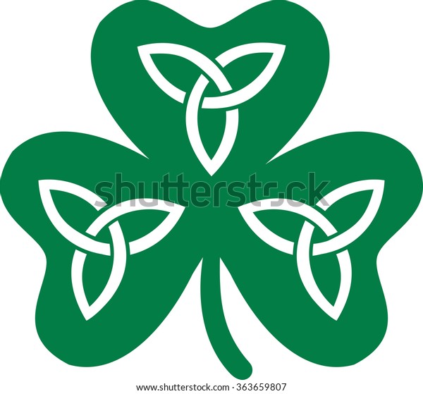 Shamrock Celtic Knots Stock Vector (Royalty Free) 363659807 | Shutterstock