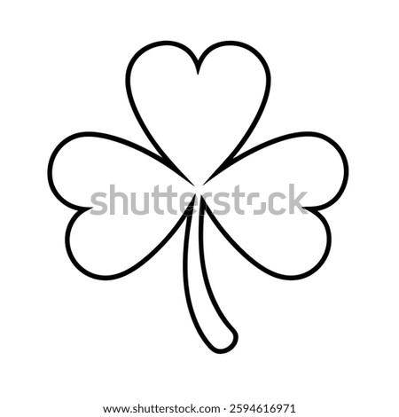 Shamrock Line Art | Free download on ClipArtMag