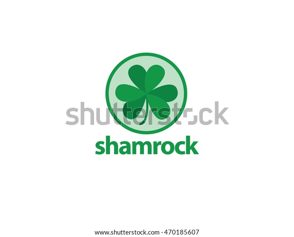 Shamrock Logo Stock Vector (Royalty Free) 470185607