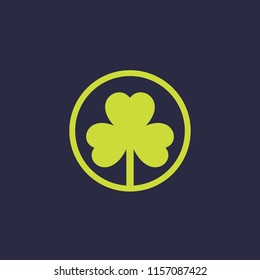 Shamrock Trefoil Vector Logo Stock Vector (Royalty Free) 1157087422 ...