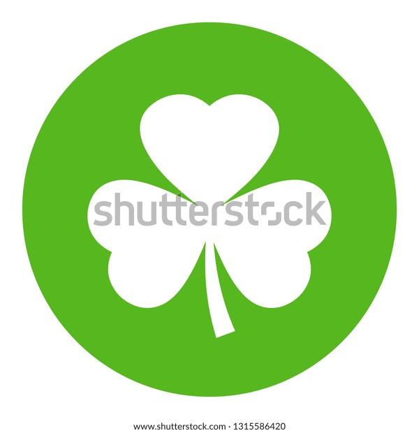 Shamrock Vector Emblem On White Background Stock Vector (Royalty Free ...