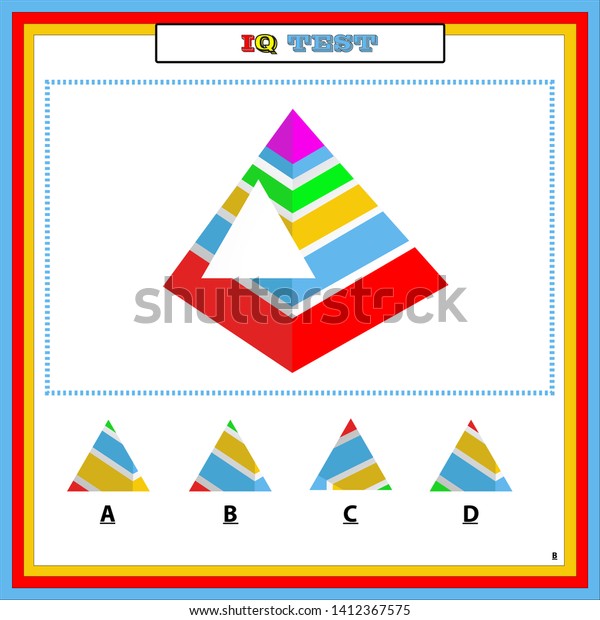 Shape Completion Questionspractice Questions Worksheet Education Stock ...