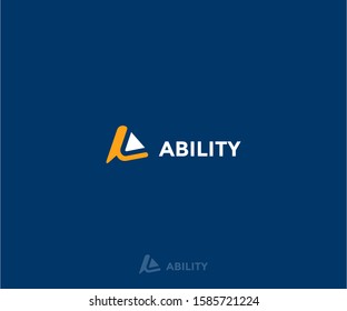 Shape Letter Ability Logo Awesome Logotype Stock Vector (Royalty Free ...