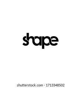 Shape Letter Original Monogram Logo Design Stock Vector (Royalty Free ...