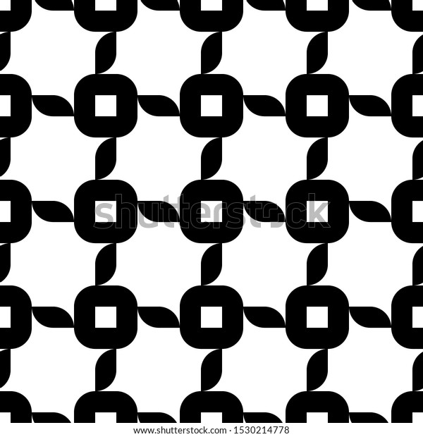 Shapes Squares Rounded Corners Seamless Geometric Stock Vector (Royalty ...