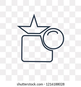 Shapes Vector Outline Icon Isolated On Stock Vector (Royalty Free ...
