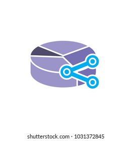 Share Chart Logo Icon Design Stock Vector (Royalty Free) 1031372845 ...