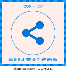 Share Icon Symbol Stock Vector (Royalty Free) 1182433687