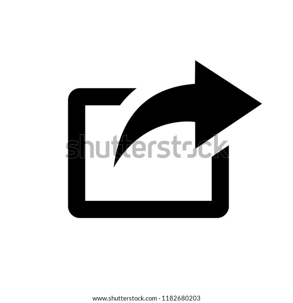 Share Icon Symbols Vector Symbol Web Stock Vector (Royalty Free ...