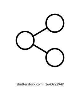 Share Line Art Vector Icon Ui Stock Vector (Royalty Free) 1640922949 ...