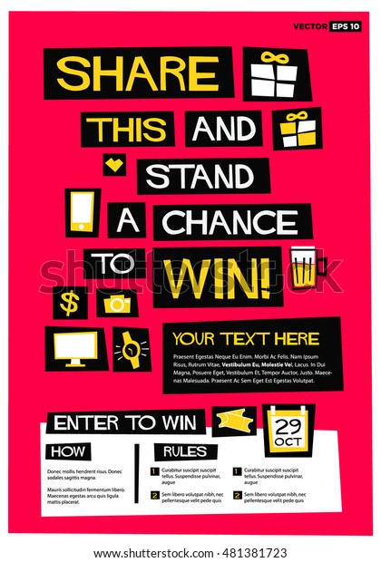Share This Stand Chance Win Flat เวกเตอร์สต็อก (ปลอดค่าลิขสิทธิ์) 481381723 Share This Stand Chance Win Flat เวกเตอร์สต็อก (ปลอดค่าลิขสิทธิ์) 481381723